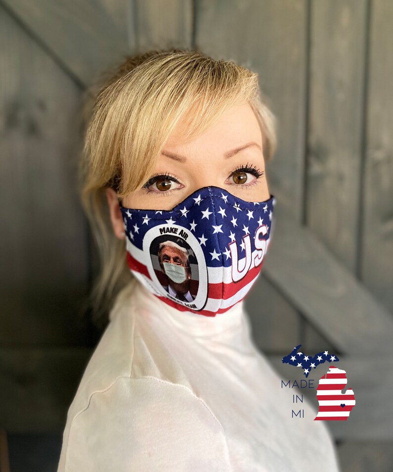 MAGA Air Trump Mask Washable Face Mask With Nose Wire / Breathable ...