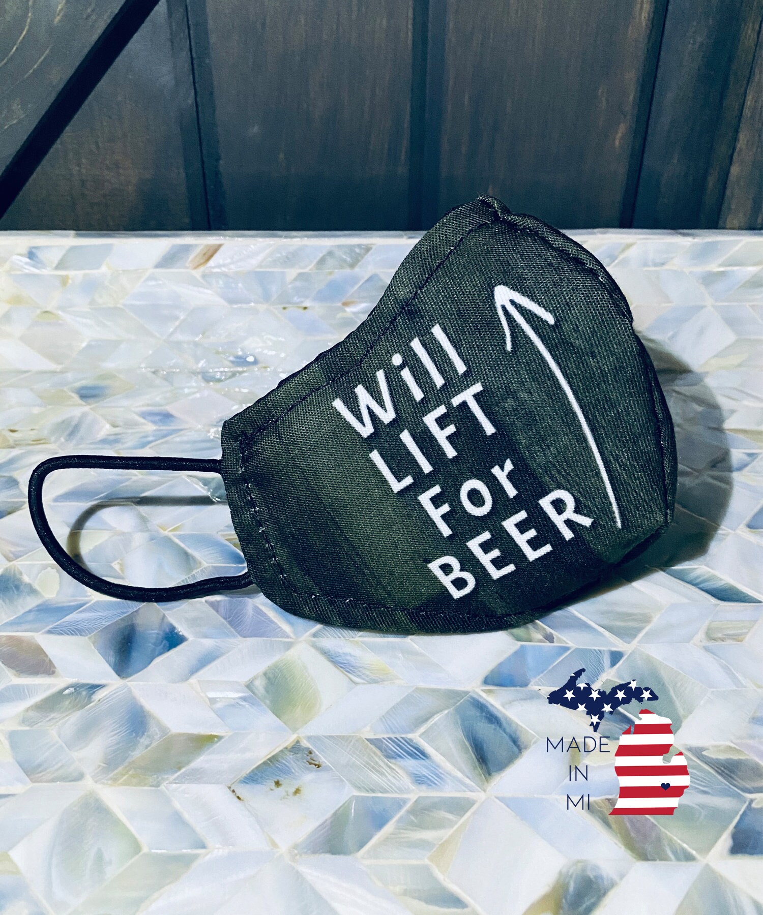 Will Lift for Beer Washable Face Mask With Nose Wire / Breathable ...