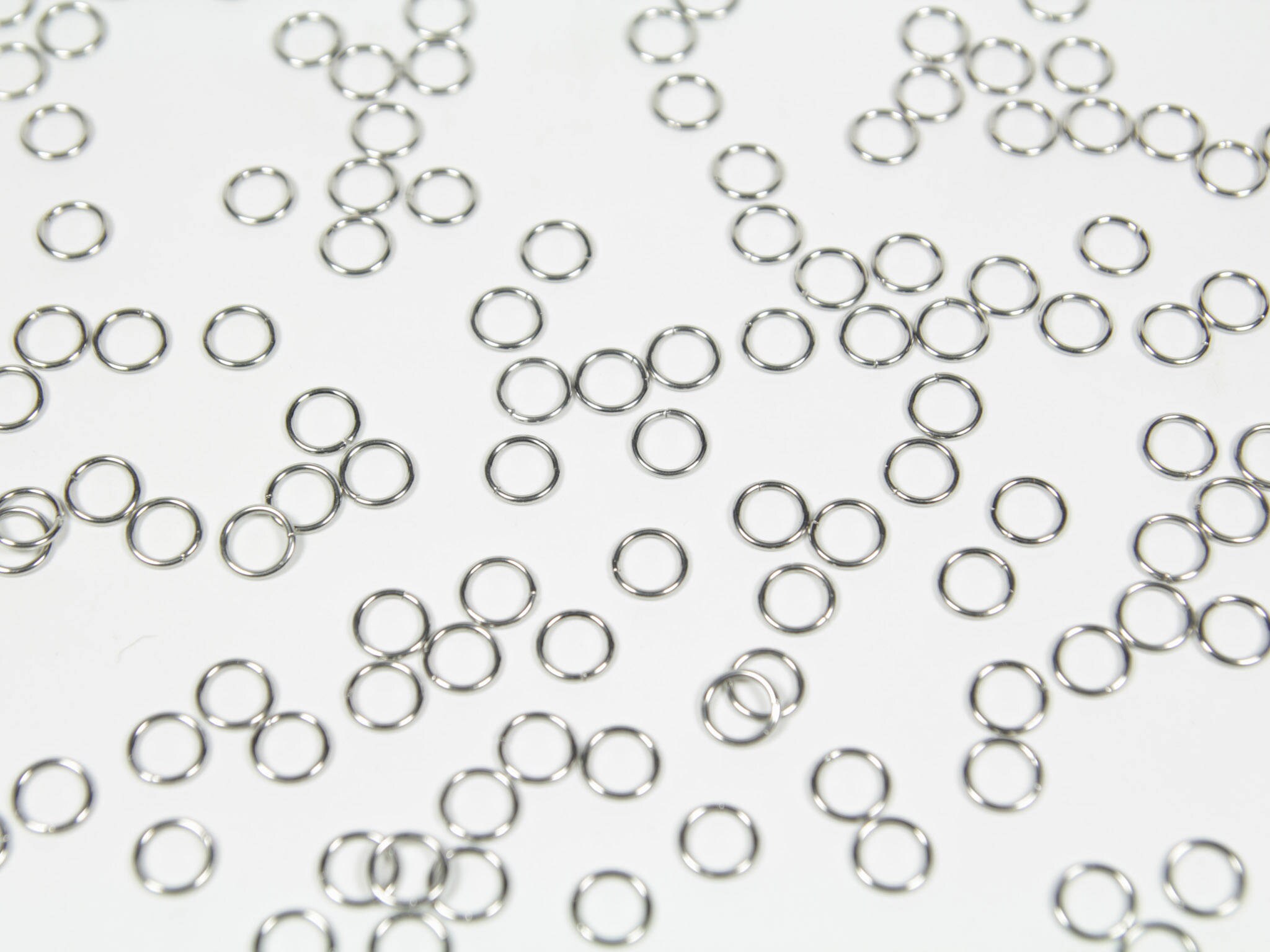 8.0x1.0mm, Stainless Steel Jump Rings, Machine Cut, Chainmaille Rings ...
