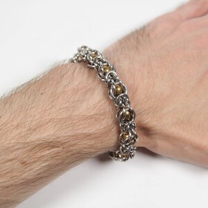 Captured Bead Box Bracelet Kit, Chainmaille Kit, Stainless Steel ...