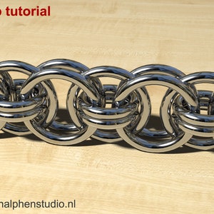 Helm Chain Bracelet Kit, 1.2mm, Chainmaille Kit, Chainmail Kit ...