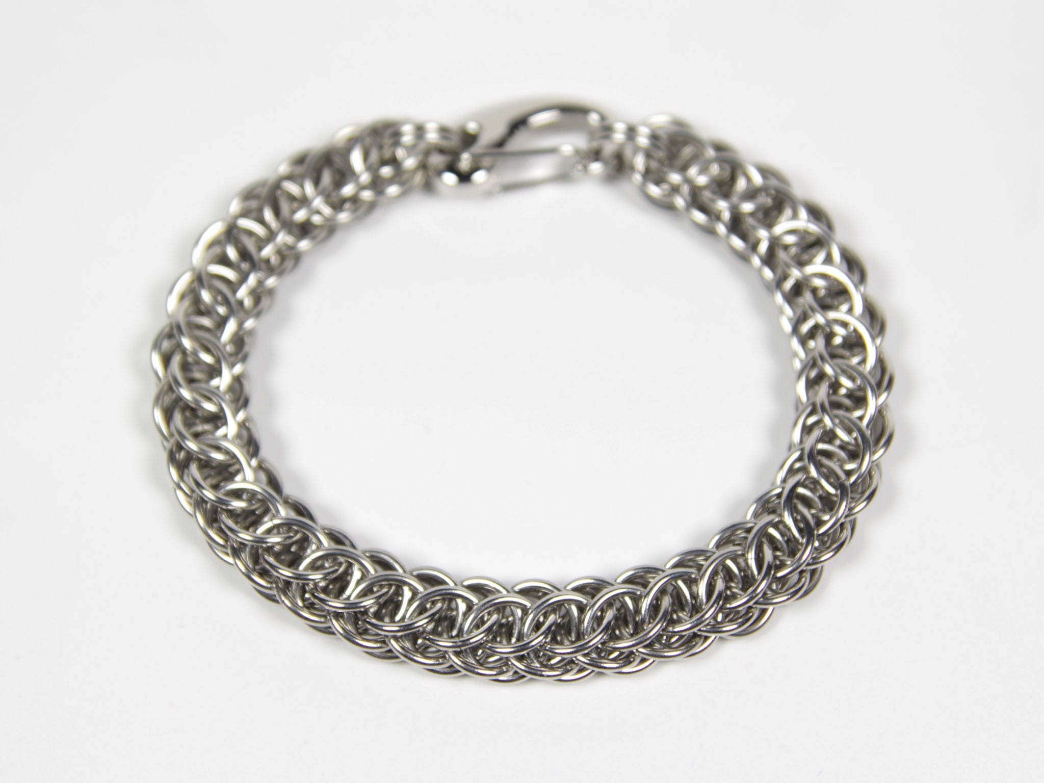 Flat Full Persian 5 in 1 Bracelet Chainmaille Bracelet | Etsy