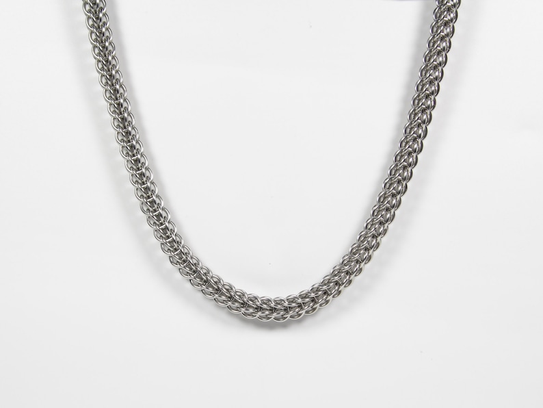 Full Persian 6 in 1 Necklace Chainmaille Necklace Stainless - Etsy