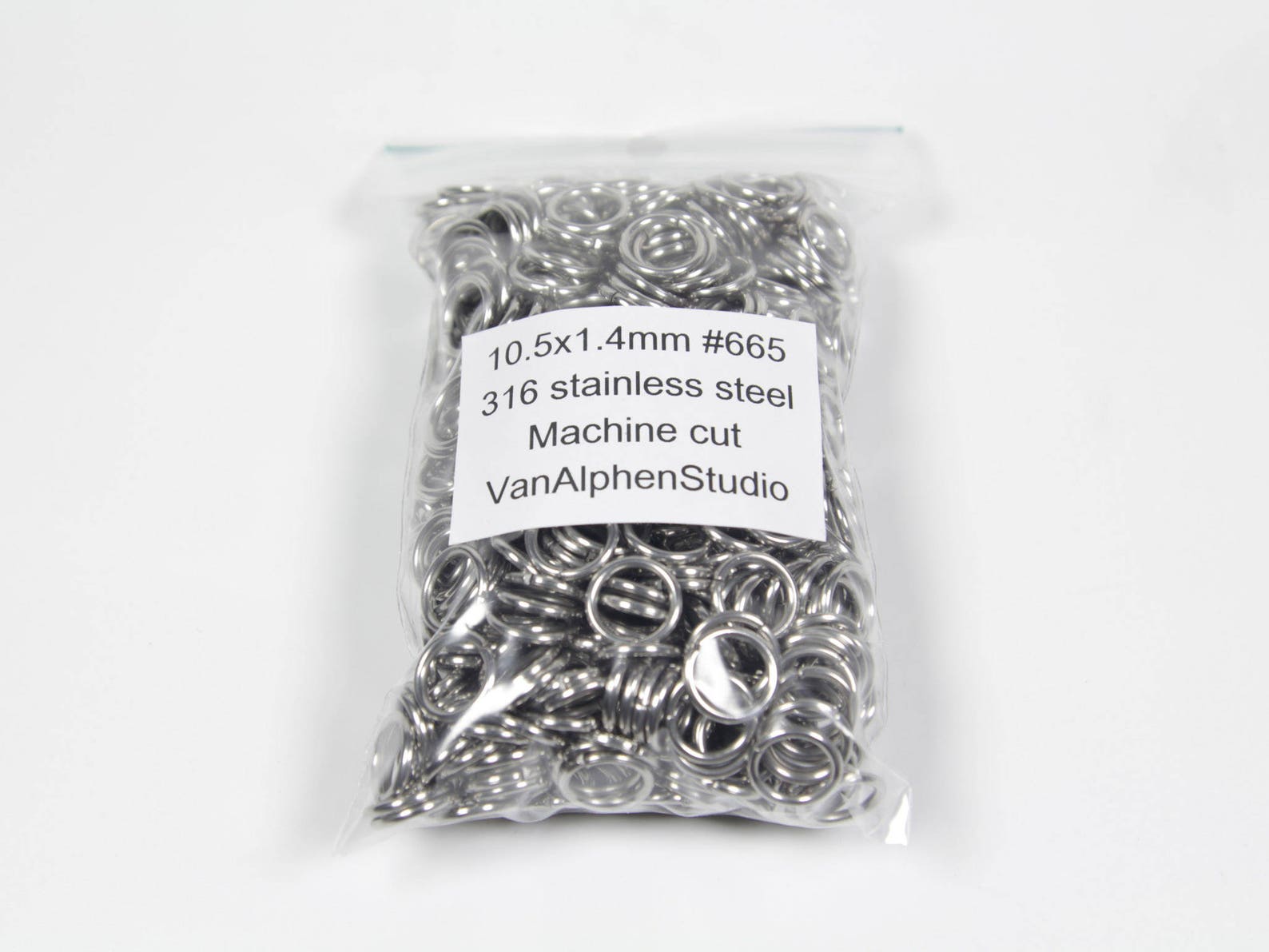 10.5x1.4mm, Stainless Steel Jump Rings, Machine Cut, Chainmaille Rings ...