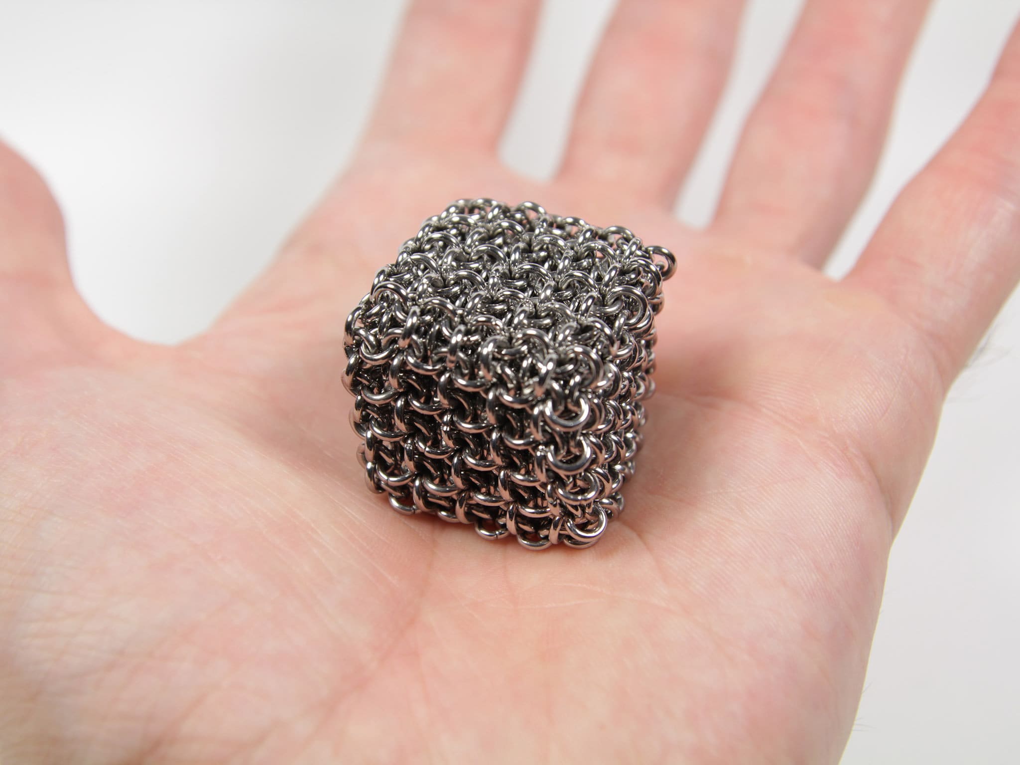 Japanese 4 in 1 Cube 19swg Chainmaille Cube Maille Cube - Etsy