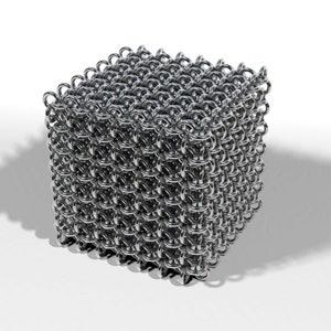 Japanese 4 in 1 Cube, 18swg, Maille Cube, Jelly Cube, Chainmaille Toy ...