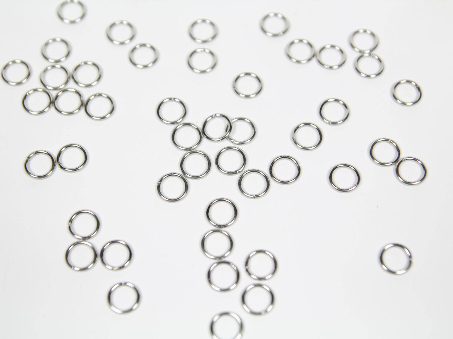 8.5x1.2mm Stainless Steel Jump Rings Machine Cut - Etsy