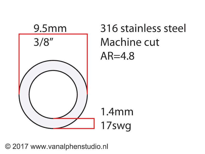 9.5x1.4mm Stainless Steel Jump Rings Machine Cut | Etsy