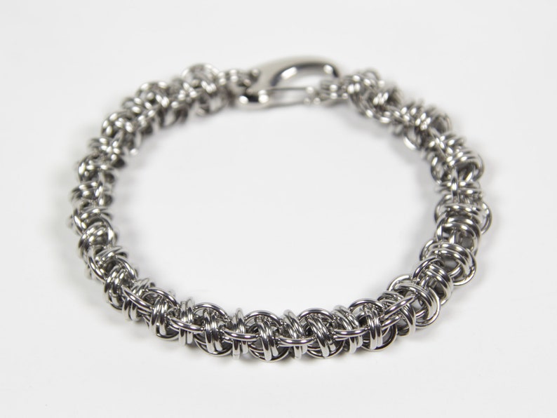 Crow Chain Bracelet Chainmaille Bracelet Stainless Steel | Etsy