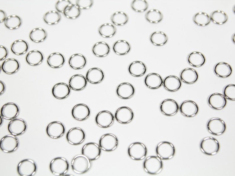 9.5x1.4mm Stainless Steel Jump Rings Machine Cut | Etsy