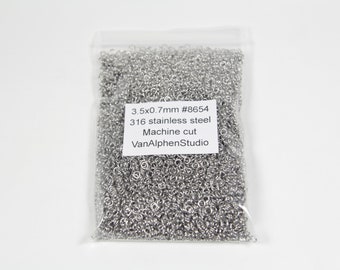 9.5x1.2mm, Stainless Steel Jump Rings, Machine Cut, Chainmaille Rings ...