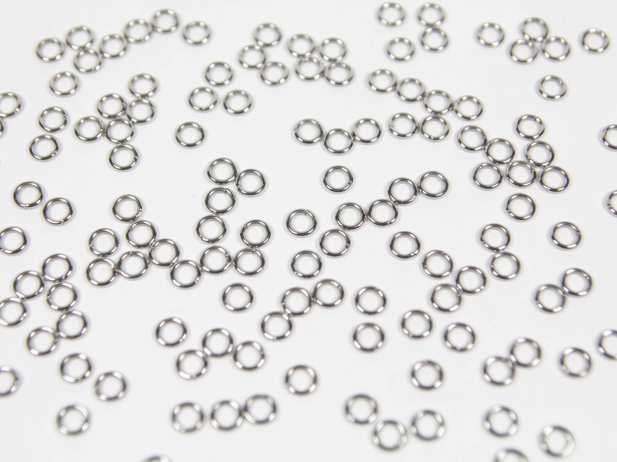 6.3x1.2mm, Stainless Steel Jump Rings, Machine Cut, Chainmaille Rings ...