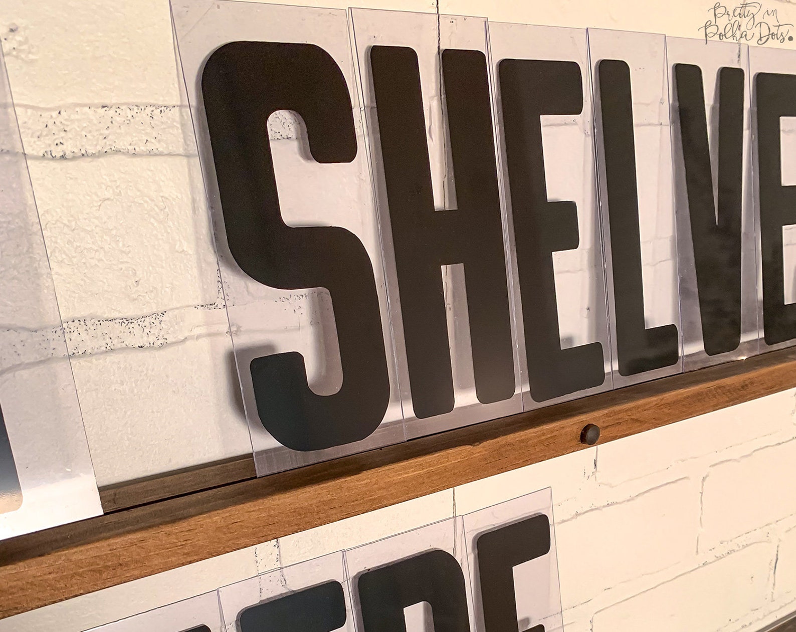 6 Inch Letters for Statement Shelves Letters Only FREE - Etsy