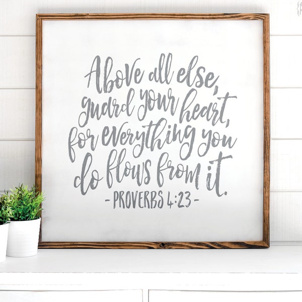 Guard Your Heart - Etsy