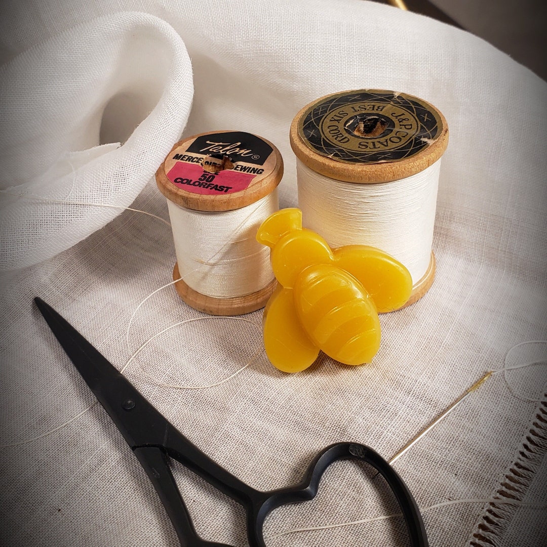 Beeswax Cake for Hand Sewing - Bee - Thread Conditioner Waxer - Etsy