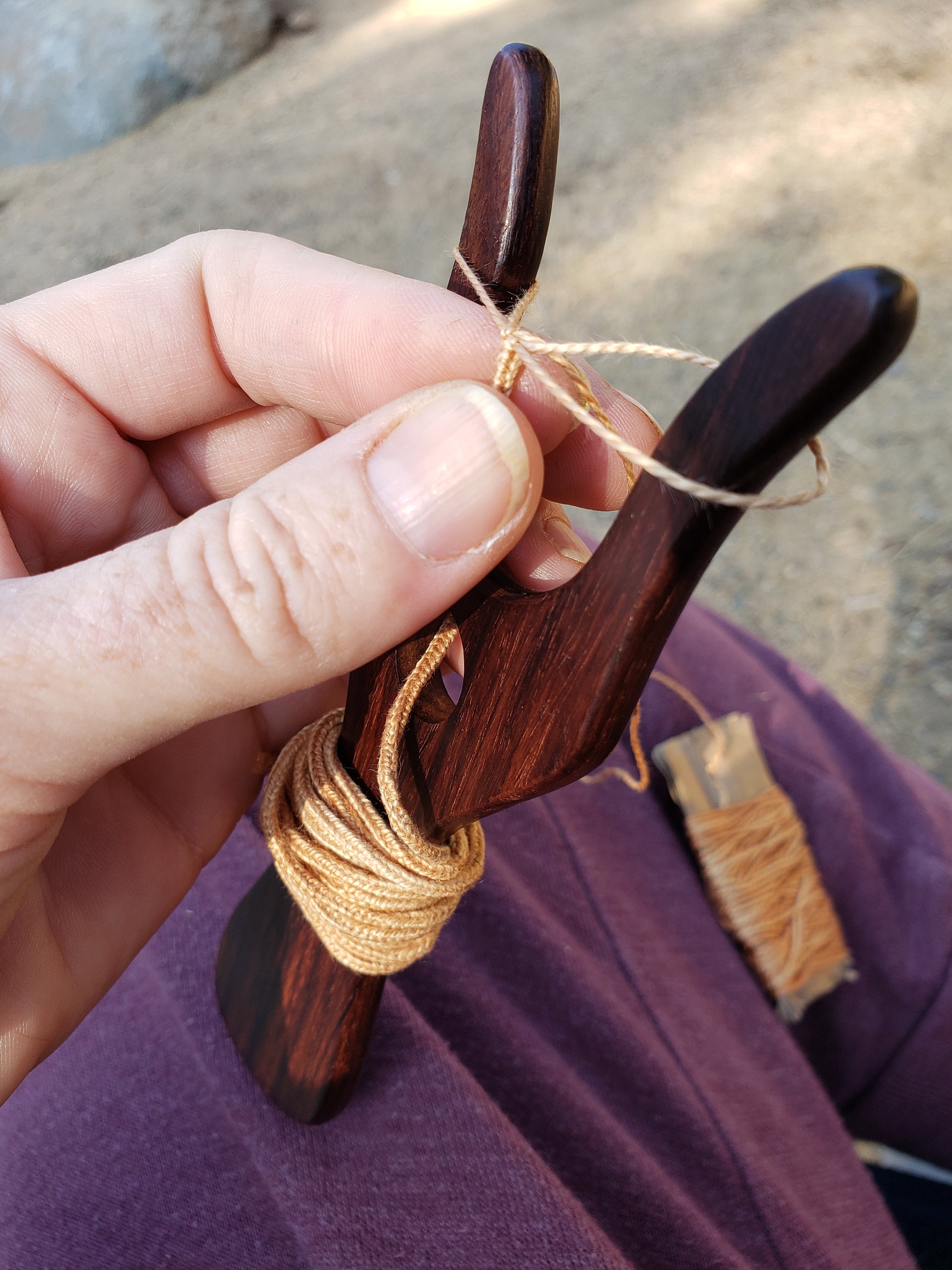 Lucet Cord Instructions - Learn How to Use A Lucet Fork, Knitting Fork ...