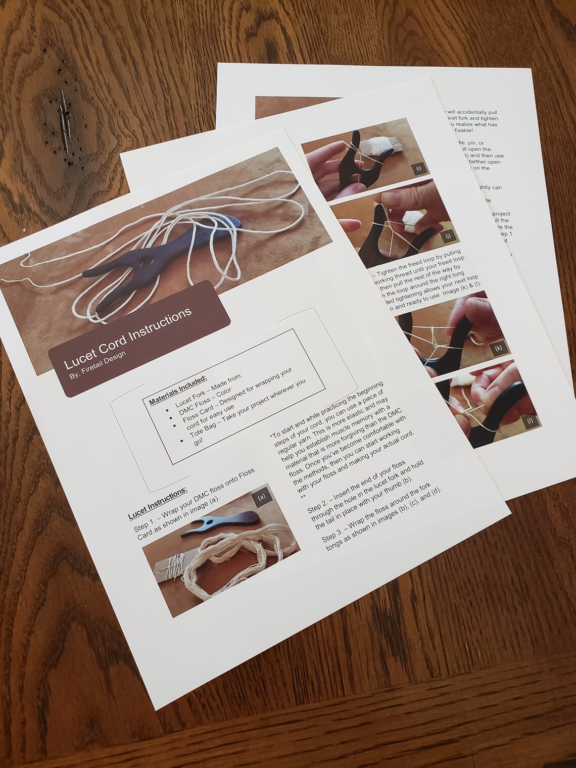 Lucet Cord Instructions - Learn How to Use A Lucet Fork, Knitting Fork ...