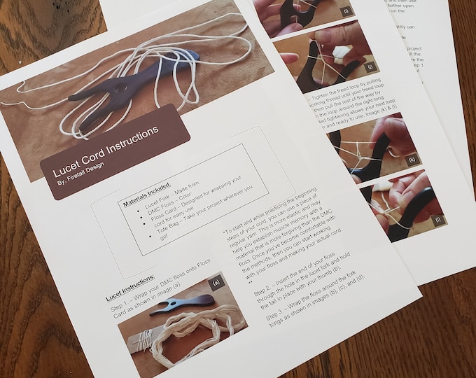 Lucet Cord Instructions - Learn How to Use A Lucet Fork, Knitting Fork ...