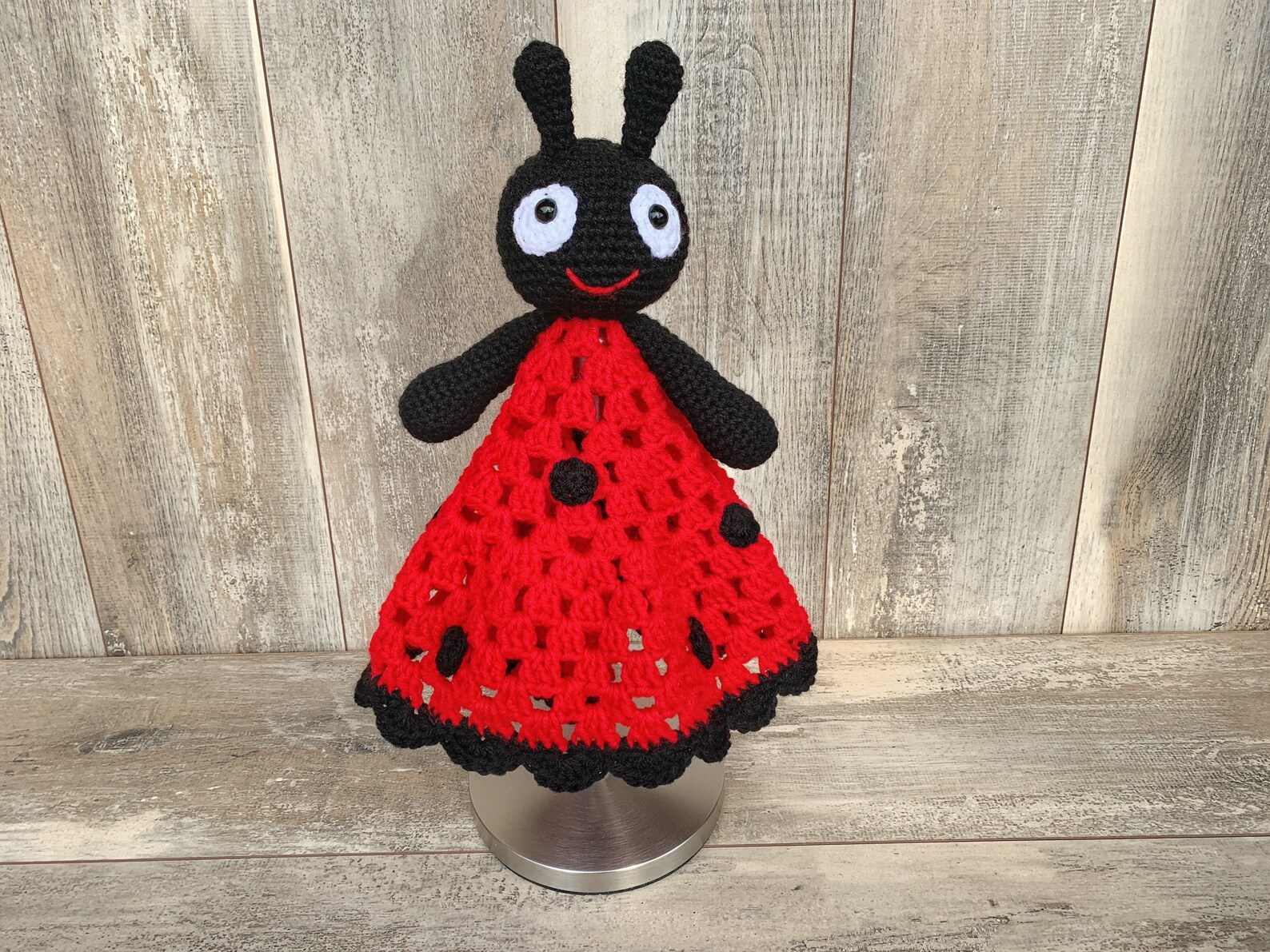 PATTERN: Crochet Ladybug Lovey dottie the Ladybug Lovey PDF - Etsy