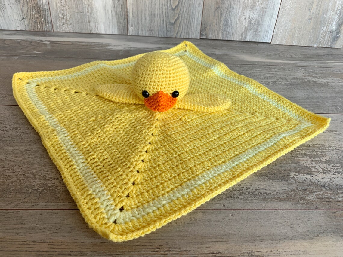 PATTERN: Crochet Duck Lovey Frankie The Duck Lovey PDF | Etsy