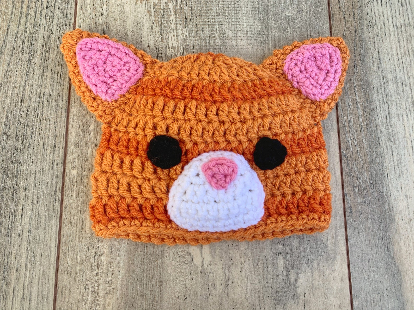 Crochet Tabby Cat Outfit crochet Orange Cat Paw Booties and - Etsy