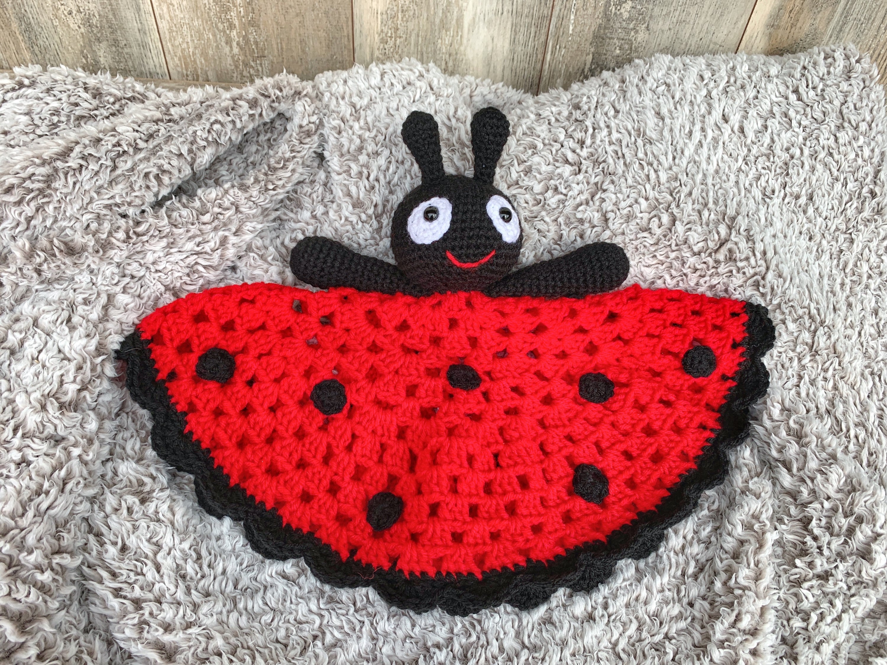 PATTERN: Crochet Ladybug Lovey Dottie The Ladybug Lovey PDF | Etsy
