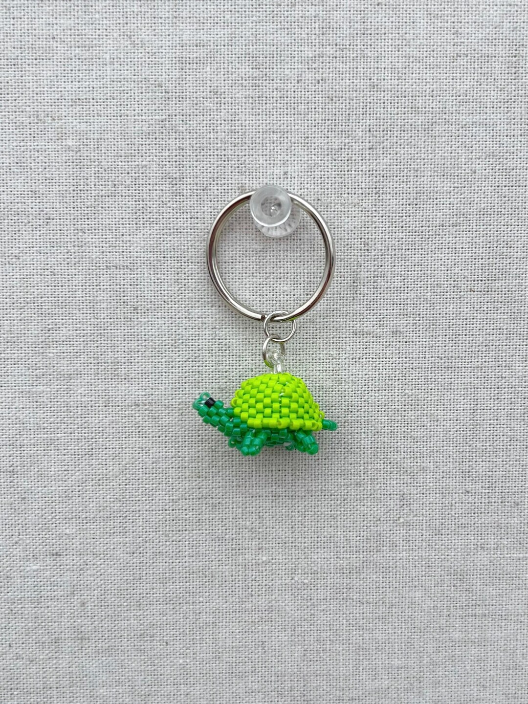 3D Seed Bead Turtle Keychain, Seed Bead, Keychain, Turtle Keychain ...