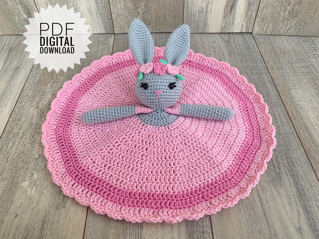 PATTERN: Crochet Bunny Lovey Pattern PDF Digital Download, Bunny Lovey ...