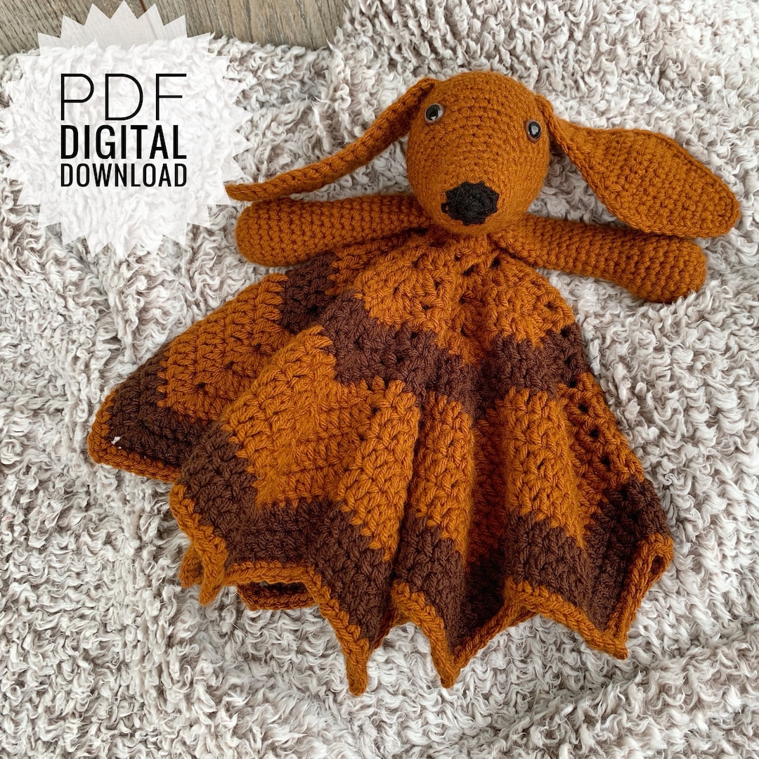 PATTERN: Crochet Dog Lovey (dog PDF Digital Download) Dog Amigurumi ...