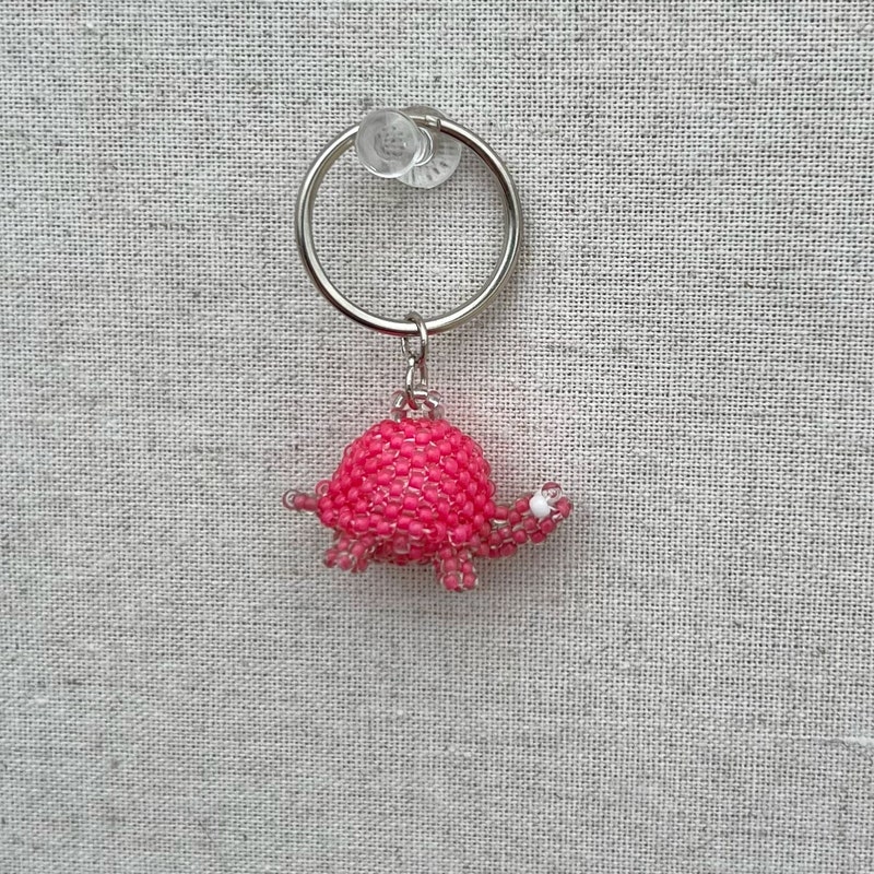 Beaded Turtle Keychain - Etsy