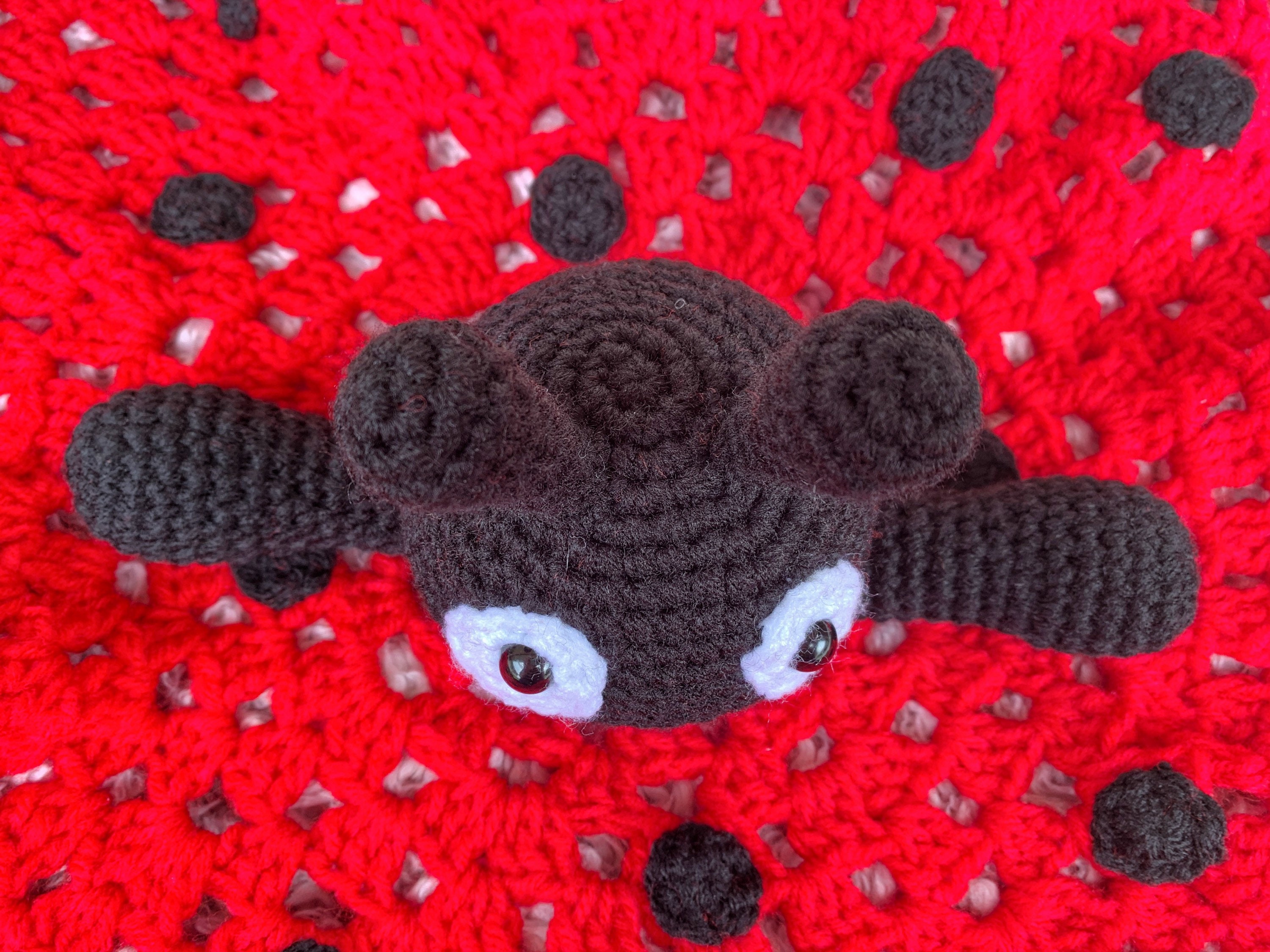 PATTERN: Crochet Ladybug Lovey Dottie The Ladybug Lovey PDF | Etsy