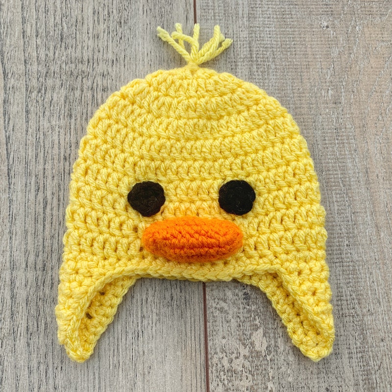Crochet Duck Hat - Etsy