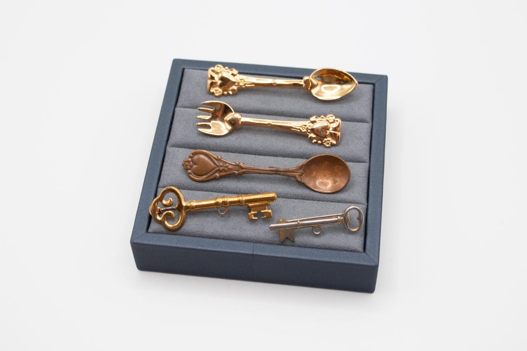 Vintage Silverware and Skeleton Key Pin Set - Etsy