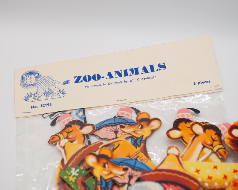 Vintage 1960s Honeycomb Pop-up Zoo Animals - Etsy