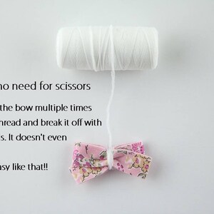 Bow Line, Bow Thread, White Thread, DIY Bow Thread, for Easier Hair Bow ...