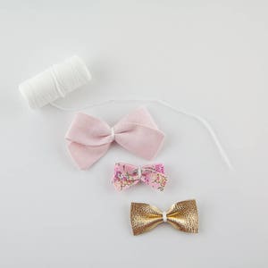 Bow Line, Bow Thread, White Thread, DIY Bow Thread, for Easier Hair Bow ...