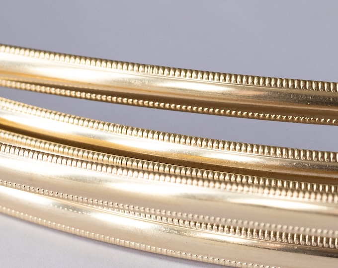 14/20 Yellow Gold-filled Pattern 1/2 Round Wire soft 5.41 X - Etsy