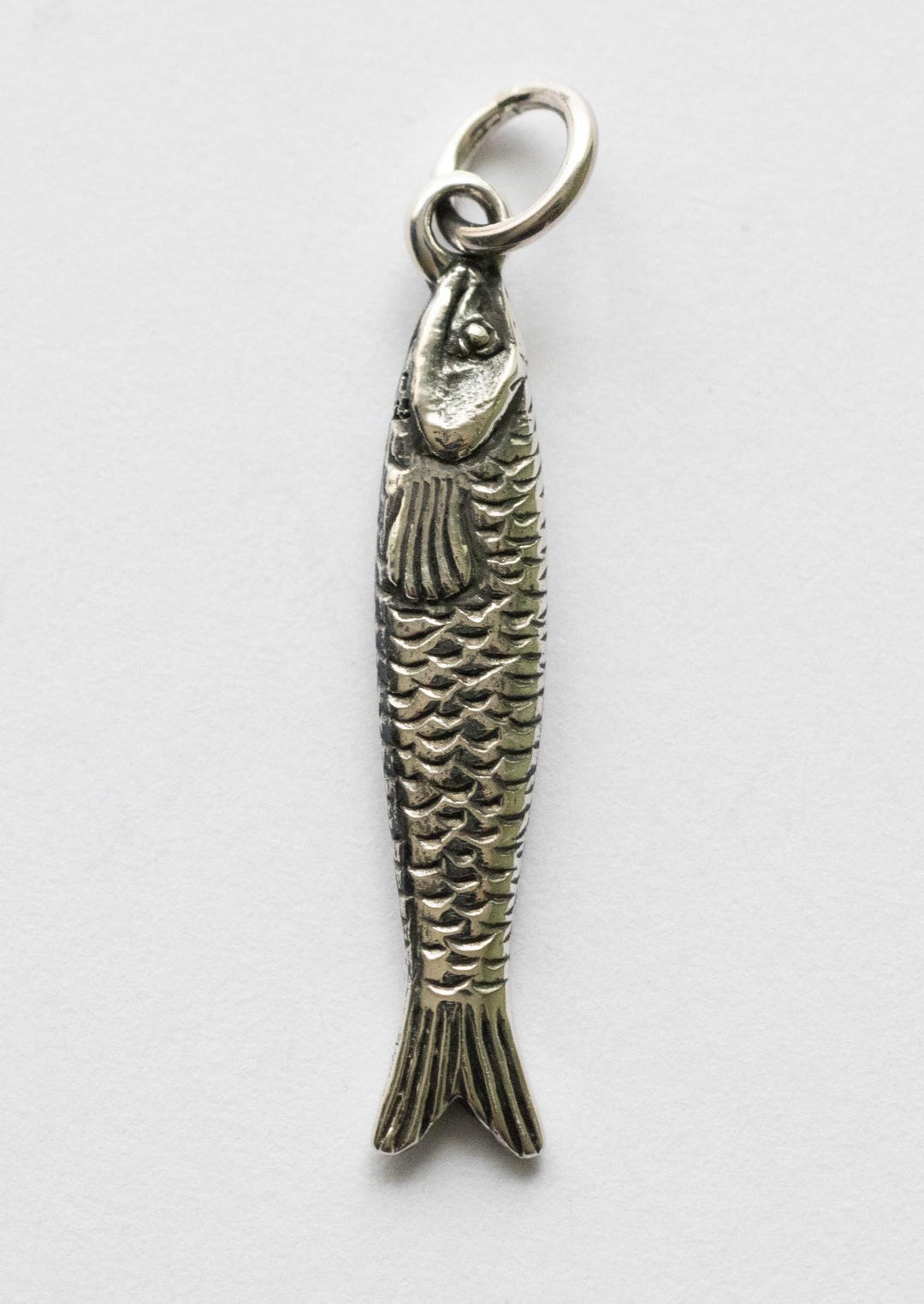 Buy 925 Sterling Silver Sardine Charm Online in India - Etsy