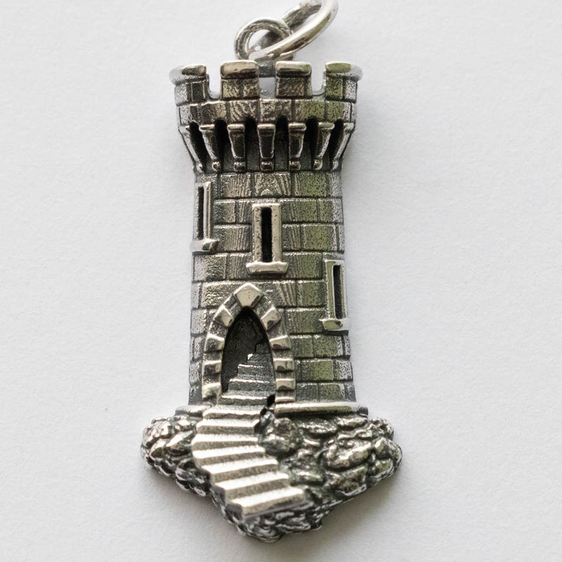Castle Charm - Etsy