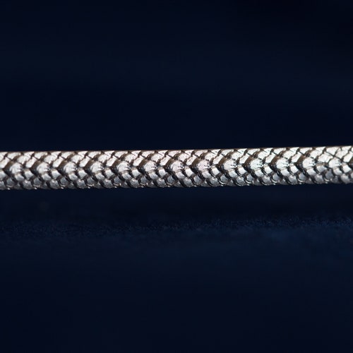 925 Sterling Silver Pattern Flat Wire 'snake Skin' - Etsy
