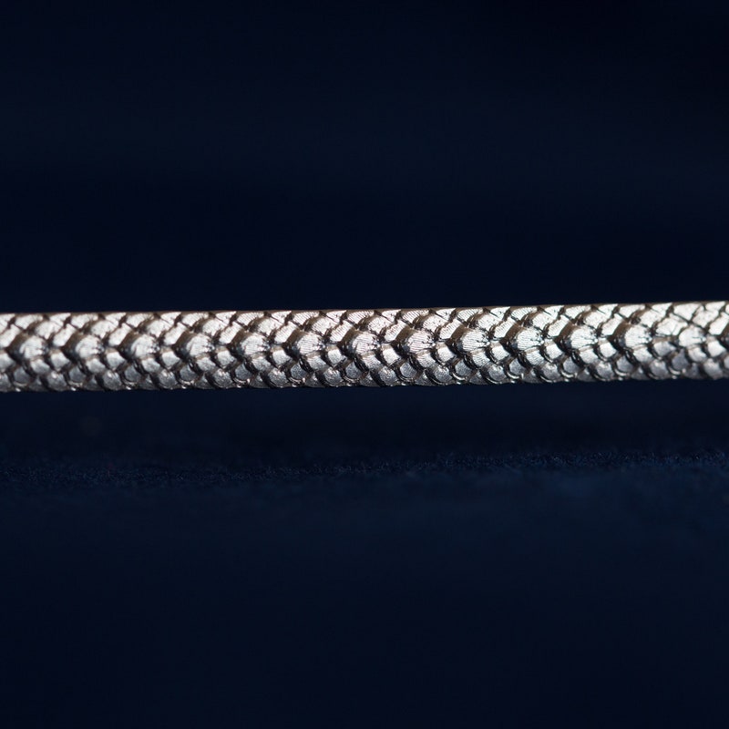 Dragon Scale Silver Band - Etsy UK