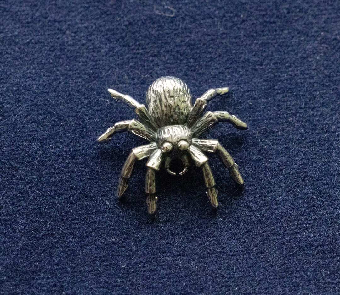 925 Sterling Silver Small Spider Component - Etsy