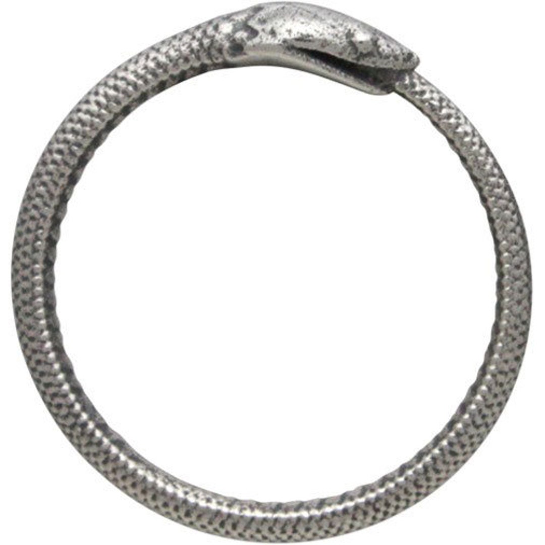 925 Sterling Silver Ouroboros Snake Ring - Etsy