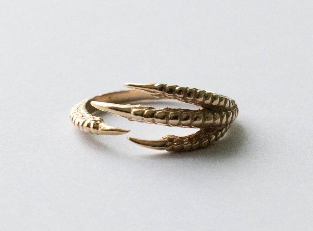 Bronze Bird Claw Adjustable Ring - Etsy