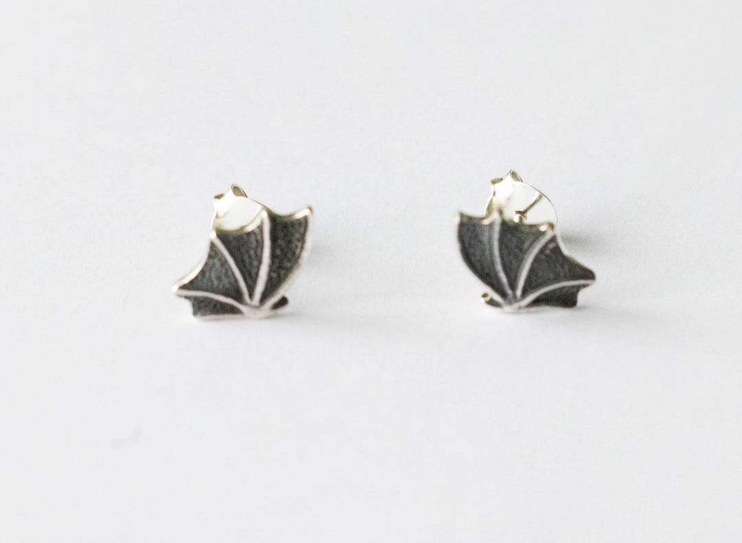 925 Sterling Silver Dragon Wing Post Earrings ( 1 Pair) - Etsy