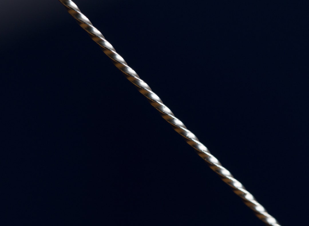 925 Sterling Silver Pattern Square Twist Wire (half Hard) 0.8mm - Etsy UK