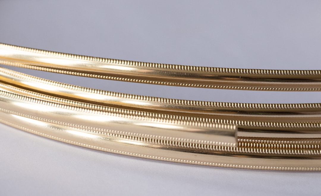 14/20 Yellow Gold-filled Pattern 1/2 Round Wire (soft) 5.64 X 1.35mm - Etsy