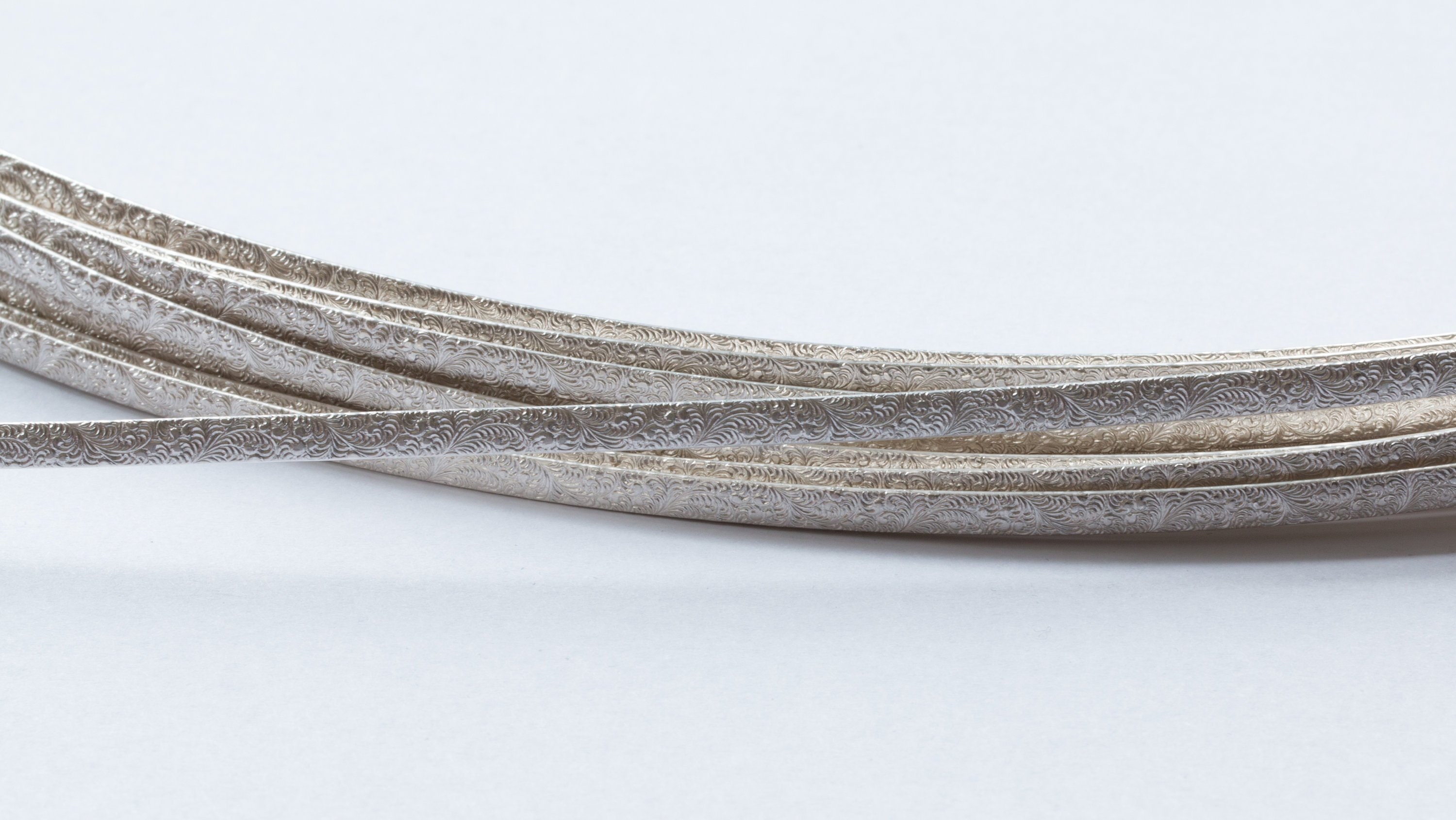 925 Sterling Silver Pattern Flat Wire 3.5mm X 1.37mm - Etsy UK