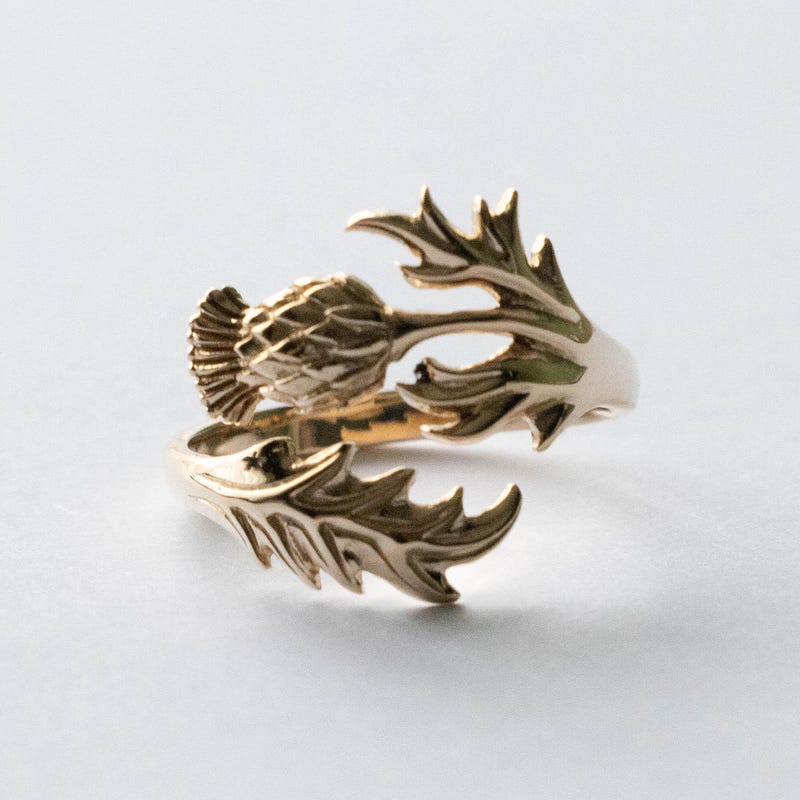 Thistle Ring - Etsy