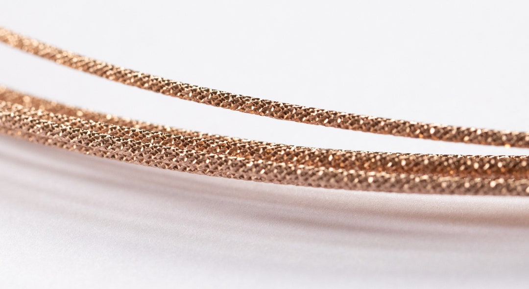 14/20 Rose Gold-filled Sparkle Round Wire (soft) - Etsy
